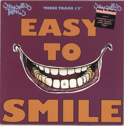 Senseless Things Easy To Smile + Print UK 12" vinyl single (12 inch ...
