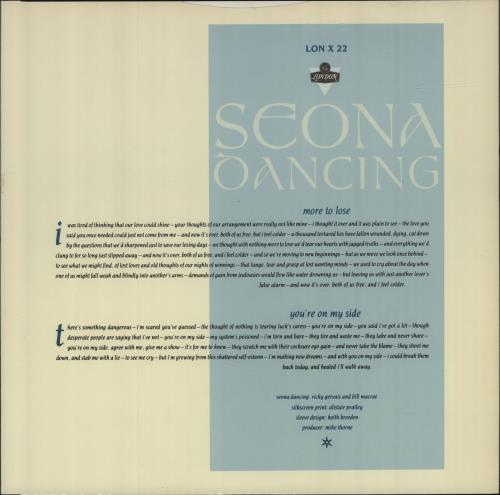 Seona Dancing More To Lose UK 12" vinyl single (12 inch record / Maxi ...