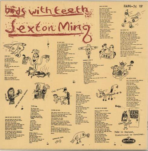 Sexton Ming Birds With Teeth - Autographed UK vinyl LP album (LP record ...