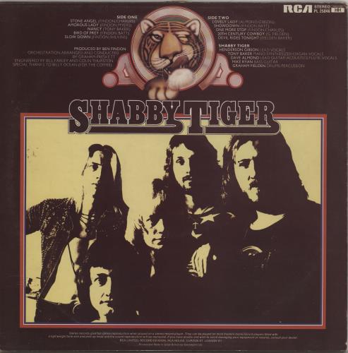 Shabby Tiger Shabby Tiger UK vinyl LP album (LP record) (756595)