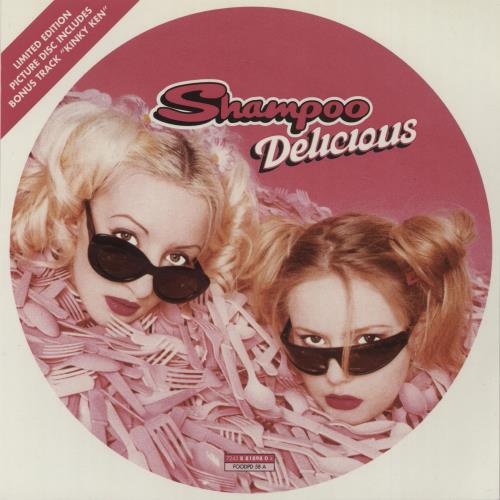 Shampoo Delicious + Insert UK 7" vinyl picture disc (7 inch picture ...