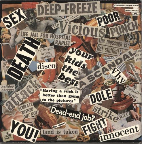 Sham 69 That's Life + Poster UK vinyl LP album (LP record) (725502)