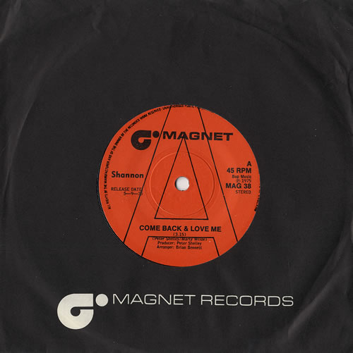 Shannon (Funk) Come Back & Love Me UK Promo 7" vinyl single (7 inch ...