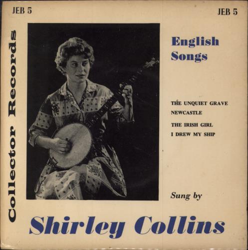 Shirley Collins English Songs UK 7" vinyl single (7 inch record / 45 ...
