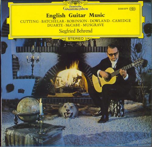 Siegfried Behrend English Guitar Music UK vinyl LP album (LP record ...