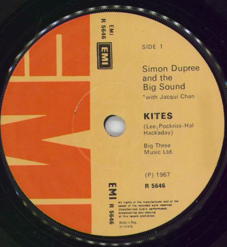Simon Dupree & The Big Sound Kites Irish 7" vinyl single (7 inch record ...