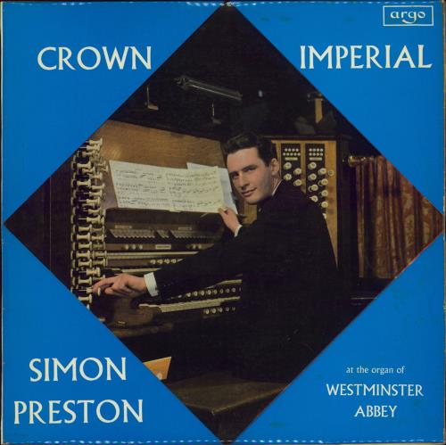 Simon Preston Crown Imperial UK vinyl LP album (LP record) (771858)