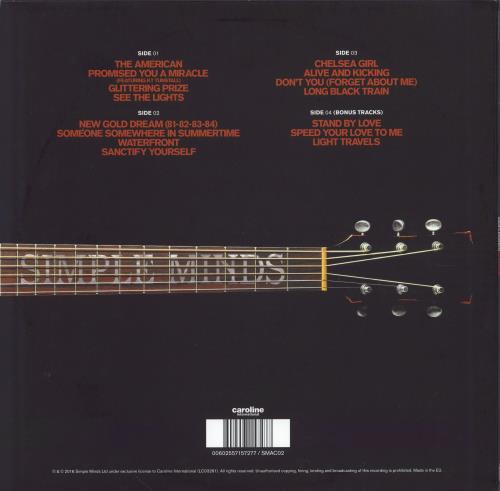 Simple Minds Acoustic UK 2-LP vinyl record set (Double LP Album) (779152)