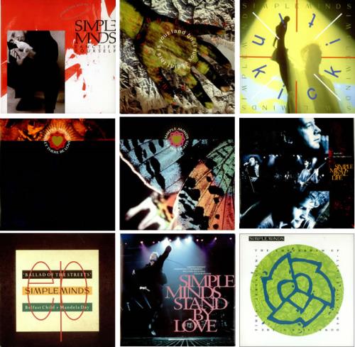 Simple Minds Collection Of 11 x 7" Singles UK 7" vinyl single (7 inch ...