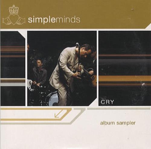 Simple Minds Cry - Album Sampler UK Promo CD single (CD5 / 5") (208715)