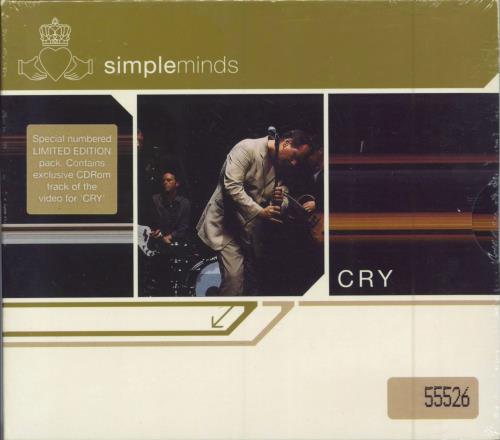Simple Minds Cry - Limited Slipcase CD-Rom Edition German CD album ...