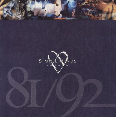 Simple Minds Glittering Prize - White Titled Sleeve UK vinyl LP album ...