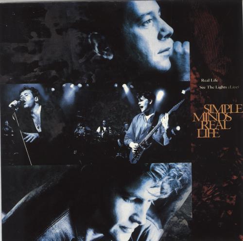 Simple Minds Real Life UK 7" vinyl single (7 inch record / 45) (109474)