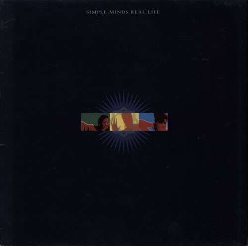 Simple Minds Real Life UK vinyl LP album (LP record) (583138)