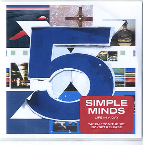 Simple Minds X5 UK Promo 5-CD album set (591252)