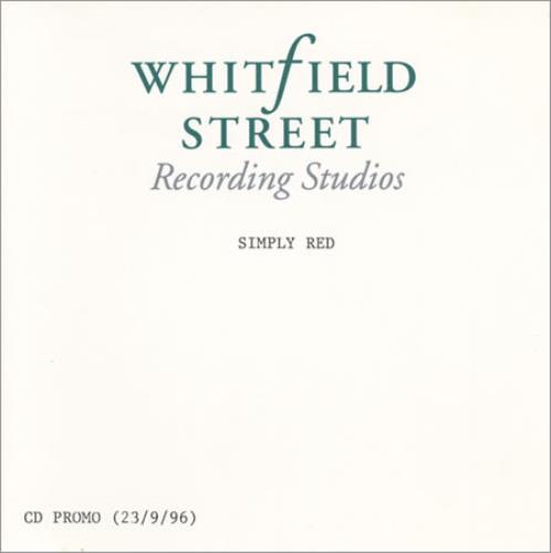 Simply Red Angel UK Promo CD-R acetate (77400)