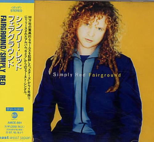Simply Red Fairground Japanese Promo CD single (CD5 / 5") (321017)
