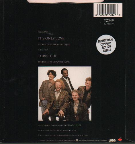 Simply Red It's Only Love UK 7" vinyl single (7 inch record / 45) (18207)