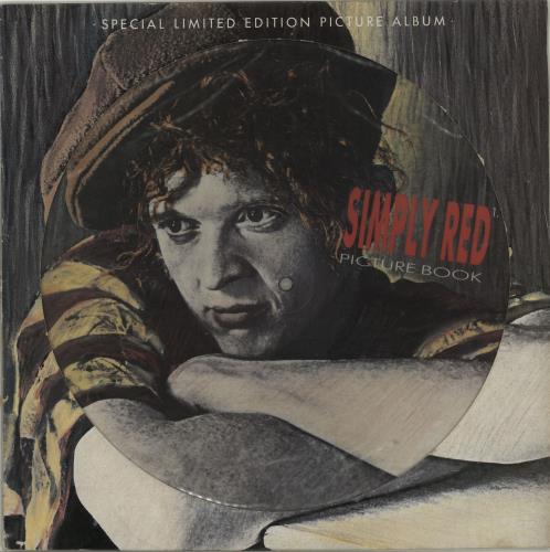 Simply Red Picture Book - VG UK picture disc LP (vinyl picture disc ...