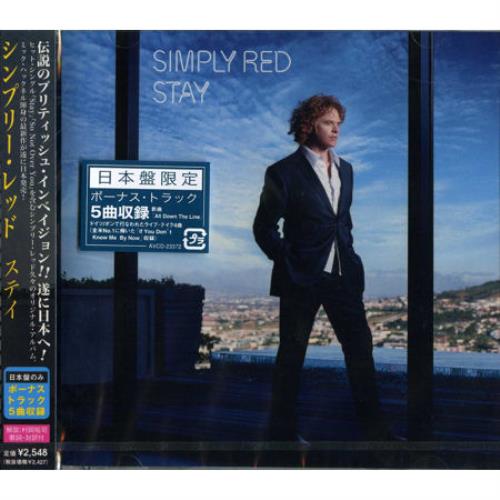 Simply Red Stay Japanese CD album (CDLP) (412776)