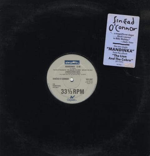Sinead O'Connor Mandinka US Promo 12" vinyl single (12 inch record ...