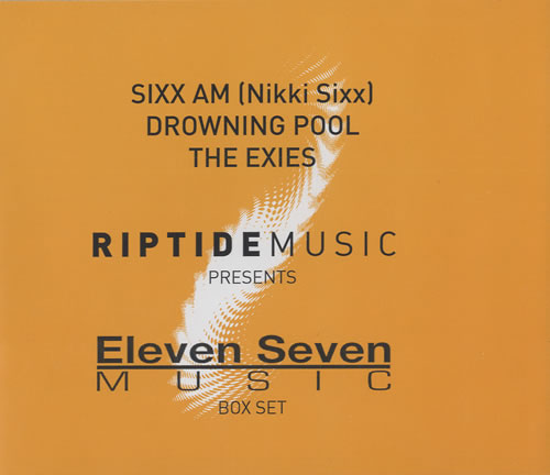 Sixx:AM Eleven Seven Box Set US Promo CD Album Box Set (477793)