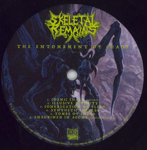 Skeletal Remains The Entombment Of Chaos + Bonus CD UK vinyl LP album ...