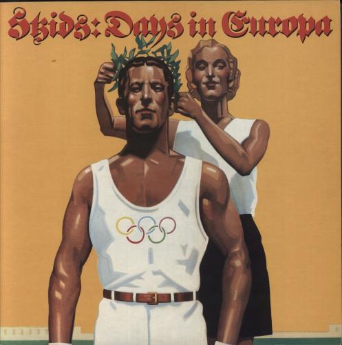 Skids Days In Europa - 1st UK vinyl LP album (LP record) (142728)