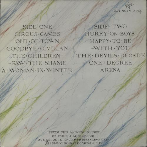 Skids The Absolute Game - EX UK vinyl LP album (LP record) (762964)