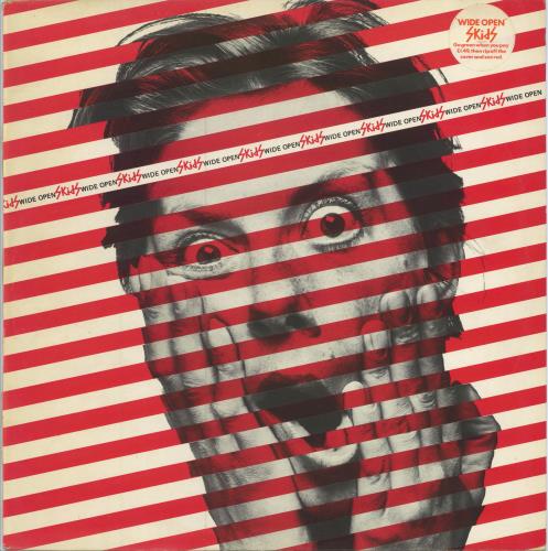 Skids Wide Open EP - Red Vinyl UK 12" vinyl single (12 inch record ...