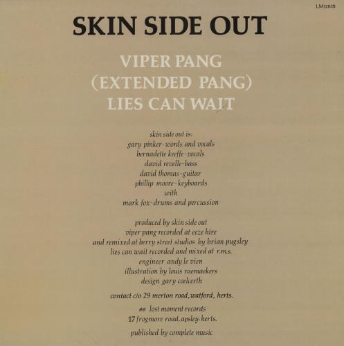 Skin Side Out Viper Pang UK 12" vinyl single (12 inch record / Maxi ...
