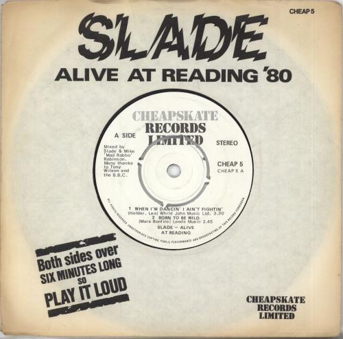 Slade Alive At Reading '80 EP - 4pr UK 7" vinyl single (7 inch record ...