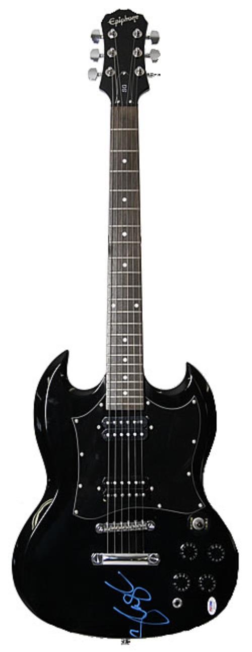 Slash Black Epiphone SG - Autographed UK guitar (491456) GUITAR