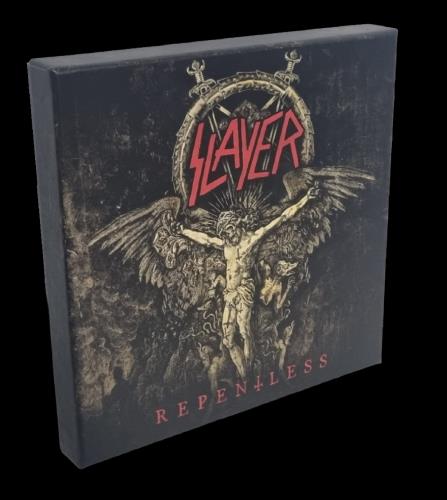 Slayer Repentless - 6 x 6½ - Gold Vinyl Box UK 7" single box set (813795)