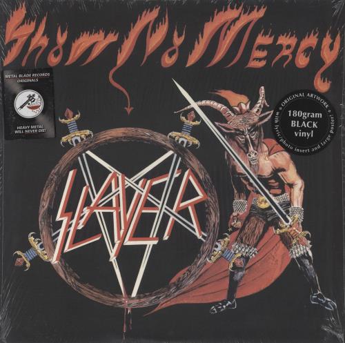 Slayer Show No Mercy - Open Shrink - Complete + Hype-Sticker UK vinyl ...