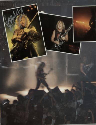 Slayer World Sacrifice Tour - Autographed UK tour programme (167962 ...