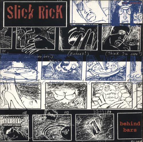 Slick Rick Behind Bars UK 12" vinyl single (12 inch record / Maxi ...