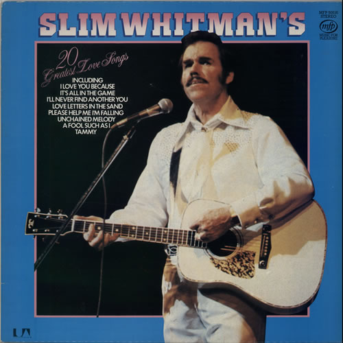 Slim Whitman Slim Whitman's 20 Greatest Love Songs UK vinyl LP album ...
