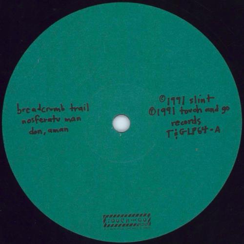 Slint Spiderland - Green label French vinyl LP album (LP record) (808012)