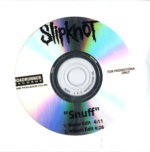 Slipknot Snuff US Promo CD-R acetate (553744)