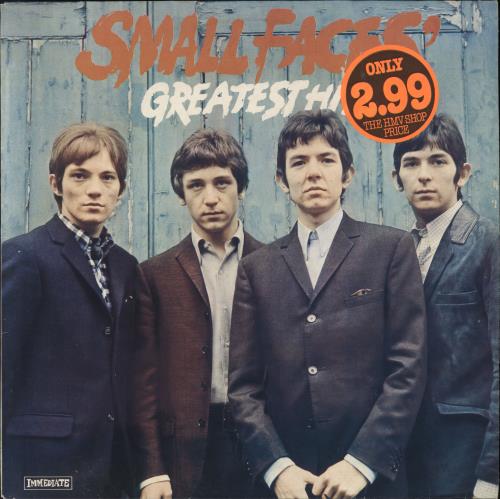 Small Faces Greatest Hits - 77 Issue - price stickered UK vinyl LP ...