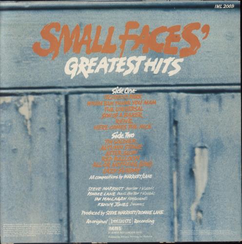 Small Faces Greatest Hits - 77 Issue - price stickered UK vinyl LP ...