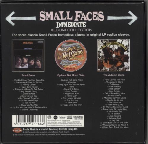 Small Faces Immediate Album Collection UK CD Album Box Set (807495)