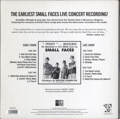 Small Faces Live 1966 - Autographed UK 2-LP vinyl record set (Double LP ...