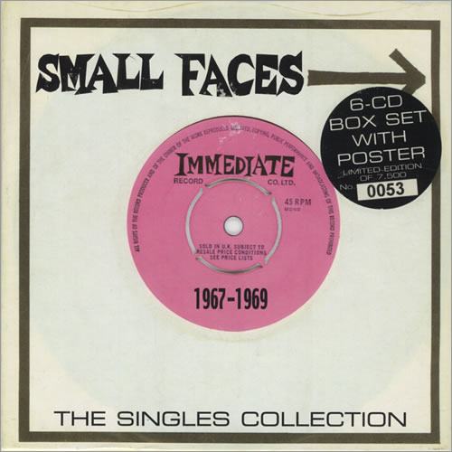 Small Faces The Singles Collection - No. 0053 UK CD Single Box Set (432931)