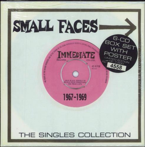 Small Faces The Singles Collection - Sealed + Numbered Box UK CD Single ...