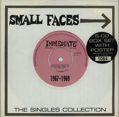 Small Faces The Singles Collection UK CD Single Box Set (432013)
