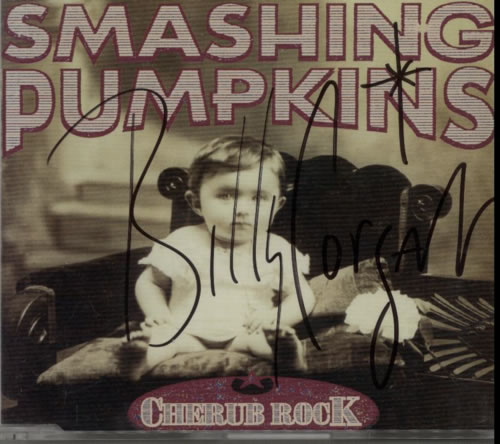 Smashing Pumpkins Cherub Rock - Fully Autographed UK CD single (CD5 / 5 ...