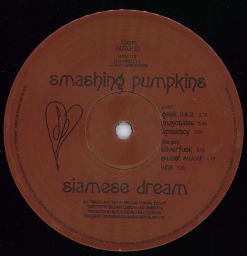 Smashing Pumpkins Siamese Dream UK 2-LP vinyl record set (Double LP Album) (97387)
