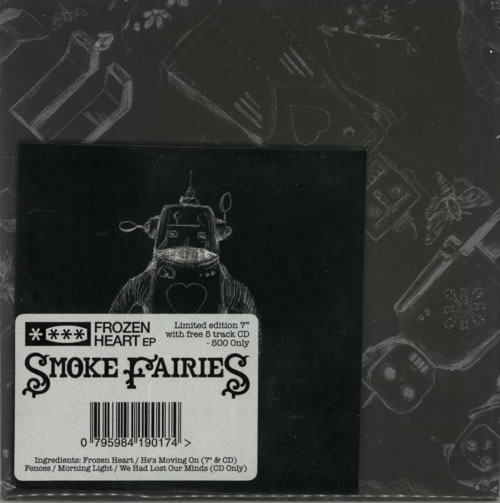Smoke Fairies Frozen Heart EP + CD UK 7" vinyl single (7 inch record ...